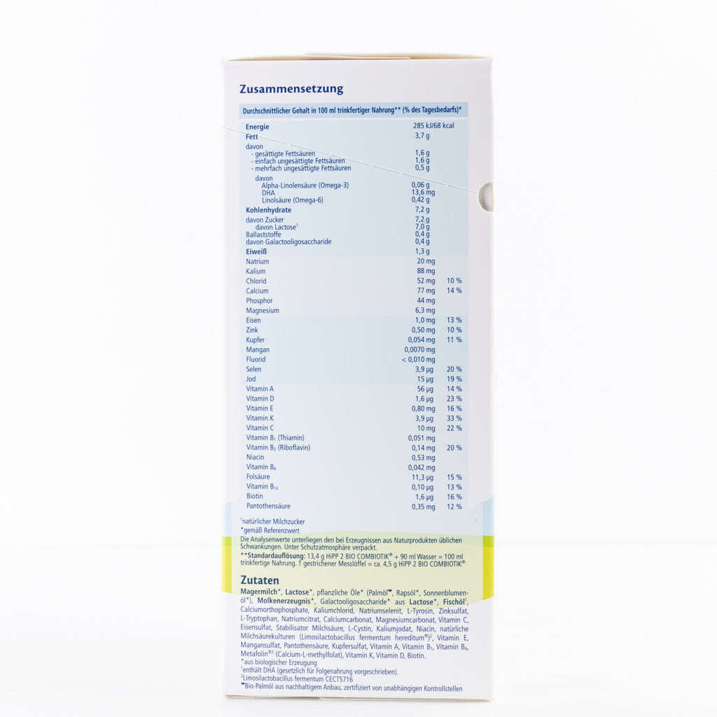 HiPP Combiotic Stage 2 NO STARCH Organic Milk Formula