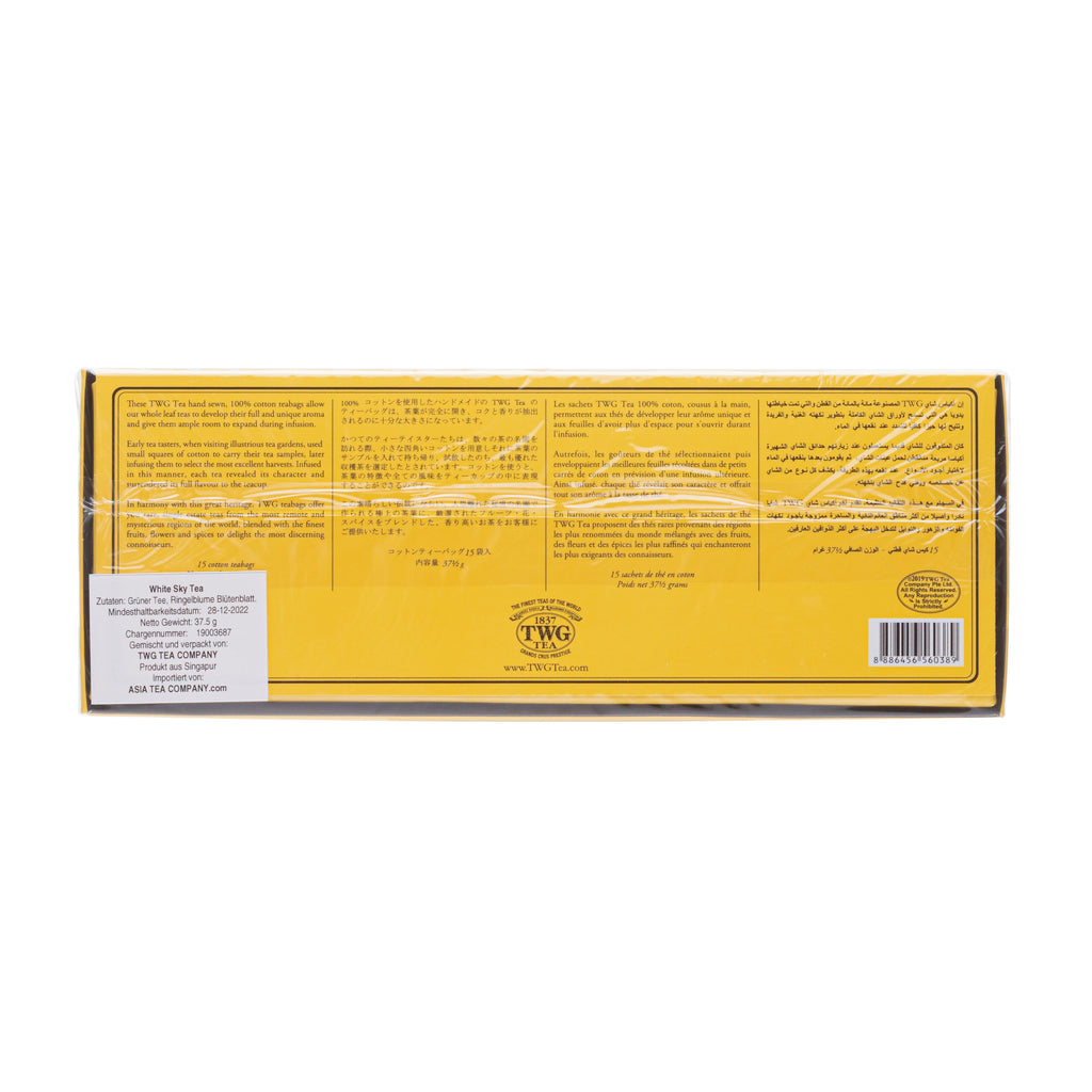 Buy TWG White Sky Tea - 15 Tea Bags | MY Euro Mall