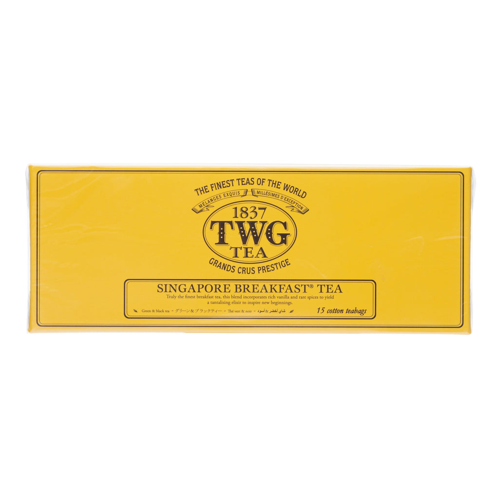 Buy TWG Singapore Breakfast Tea - 15 Tea Bags | MY Euro Mall