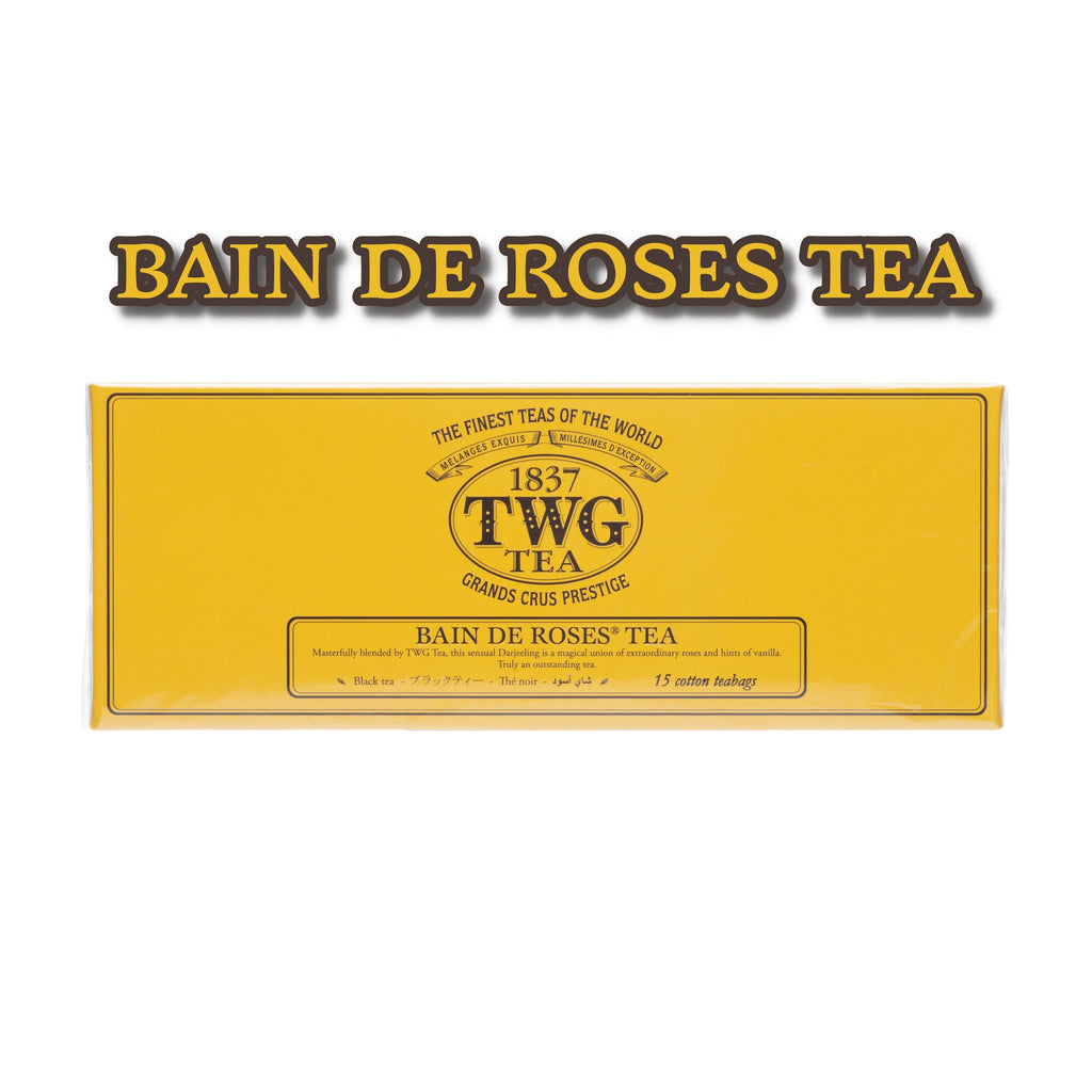 Buy TWG Bain de Roses Tea - 15 Tea Bags | MY Euro Mall